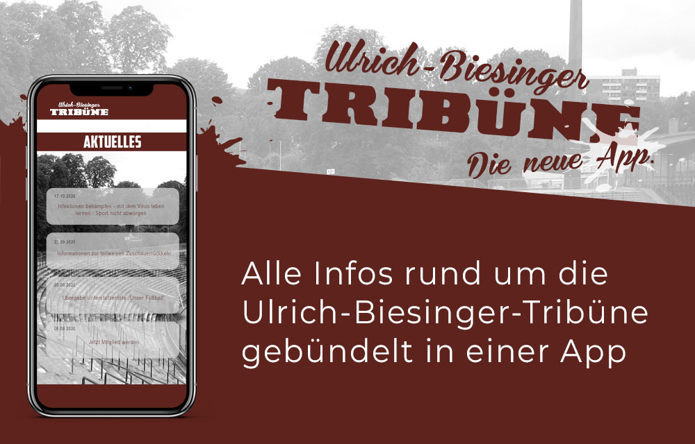 UBT App - Ulrich-Biesinger-Tribüne e.V.